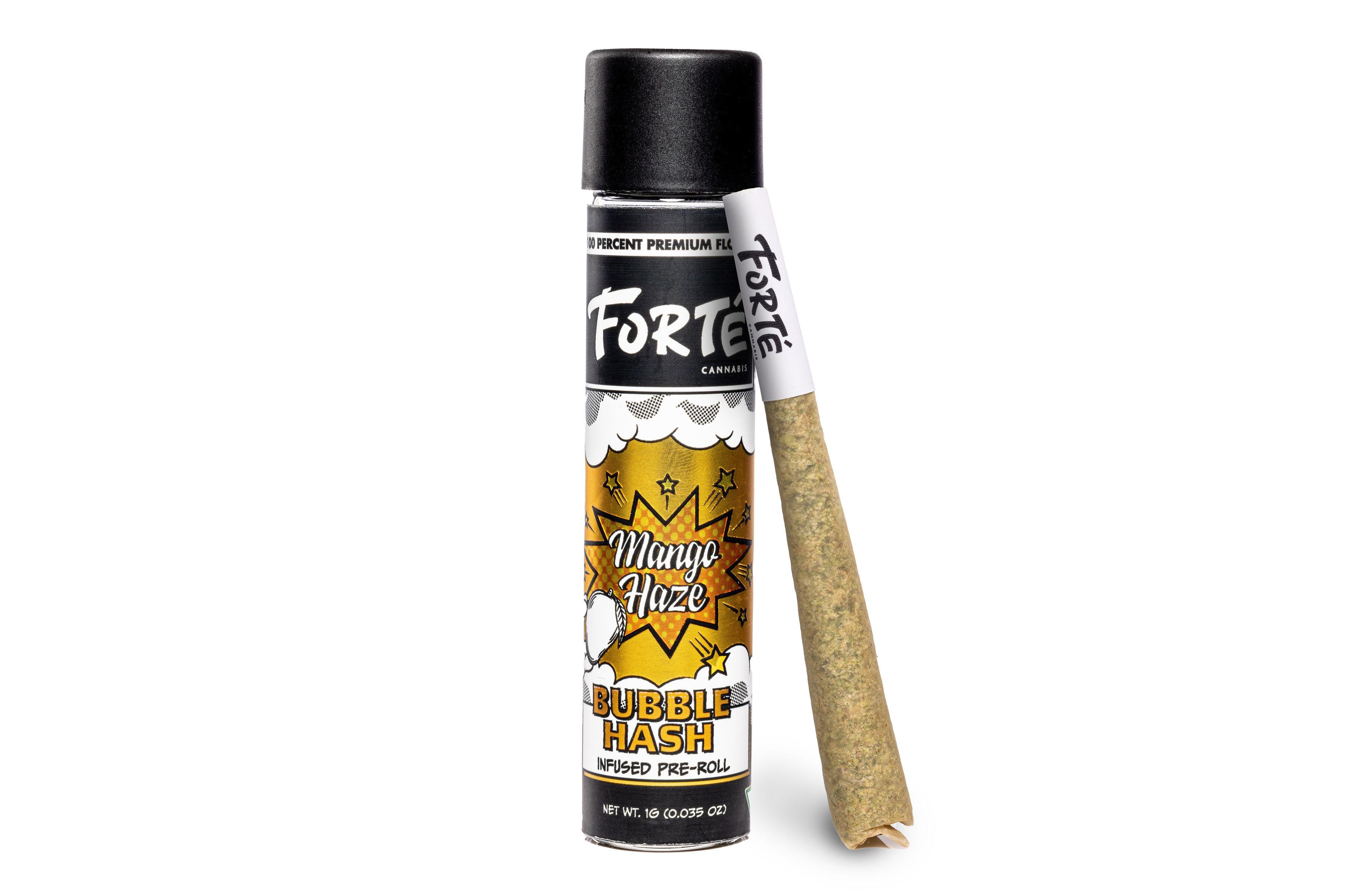 FORTE - 1G Preroll | Bubble Hash Infused | Mango Haze